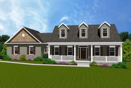 Oliver Homes: Cape Cod Home - Custom Cape Cod - Gallery